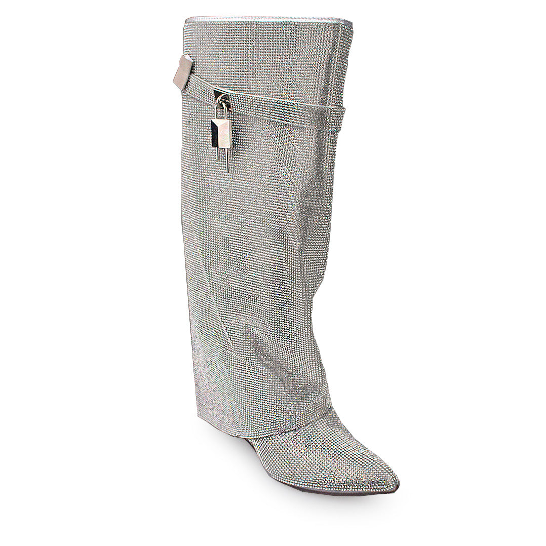 Bota Maria Jose Plata - Mia Shoes Mexico