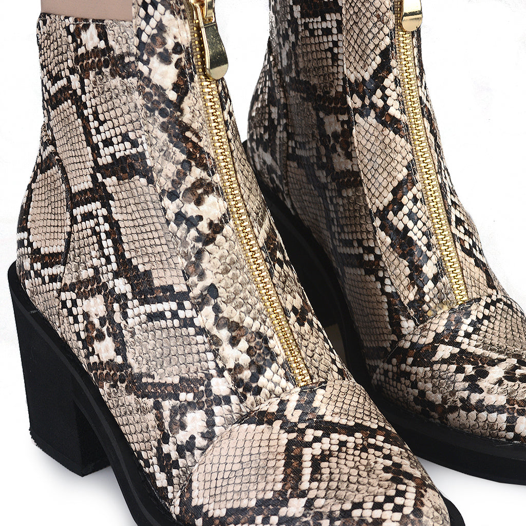 Bota Daniela Snake - Mia Shoes Mexico