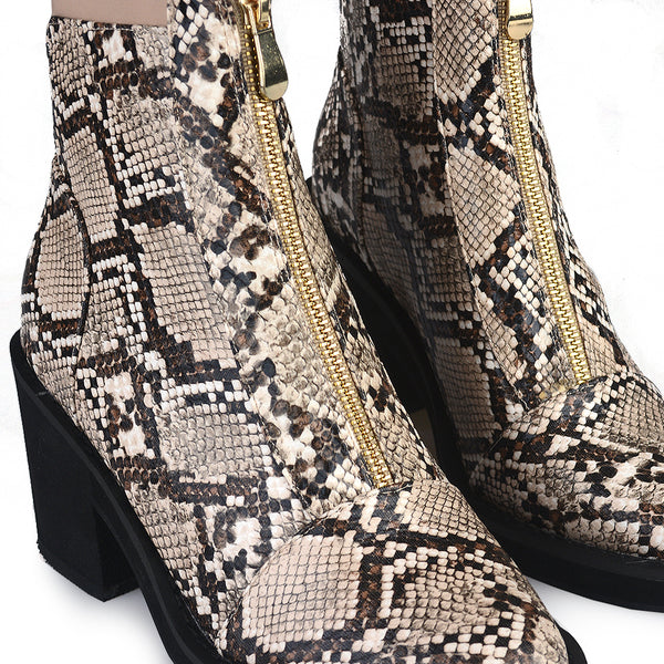 Bota Daniela Snake - Mia Shoes Mexico